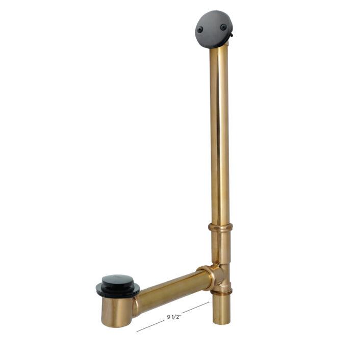 22” Tip-Toe Waste & Overflow With Extended Shoe Tube | 4T-1833A – Trim ...